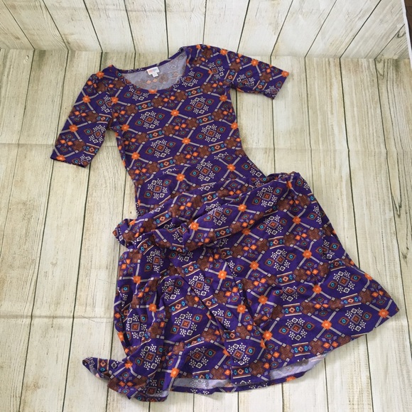 LuLaRoe | Dresses | Lularoe Ana Dress Aztec Maxi Dress Size L Euc ...